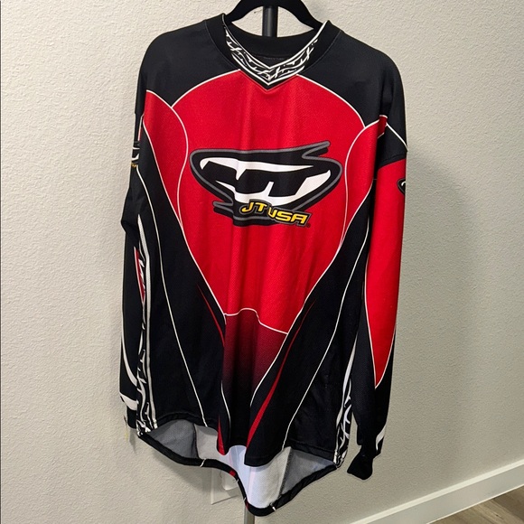 JT USA | Shirts | Vintage Jt Usa Racing Size Large Mens Red And Black ...